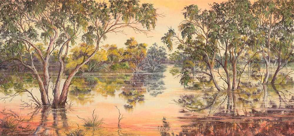 Australian Landscape Art – The Mighty Darling - Back O Bourke Gallery