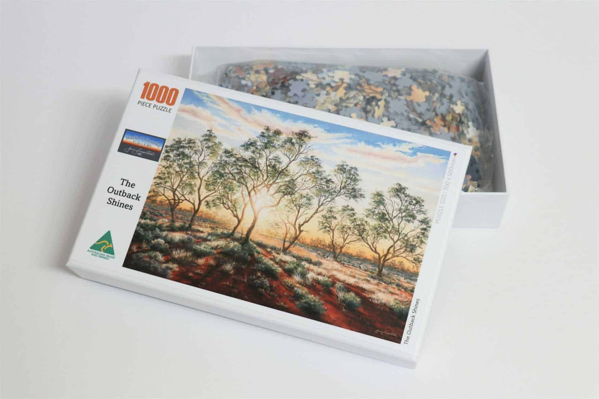 Jigsaw Puzzle - 1000 Piece "The Outback Shines" - Back O Bourke Gallery