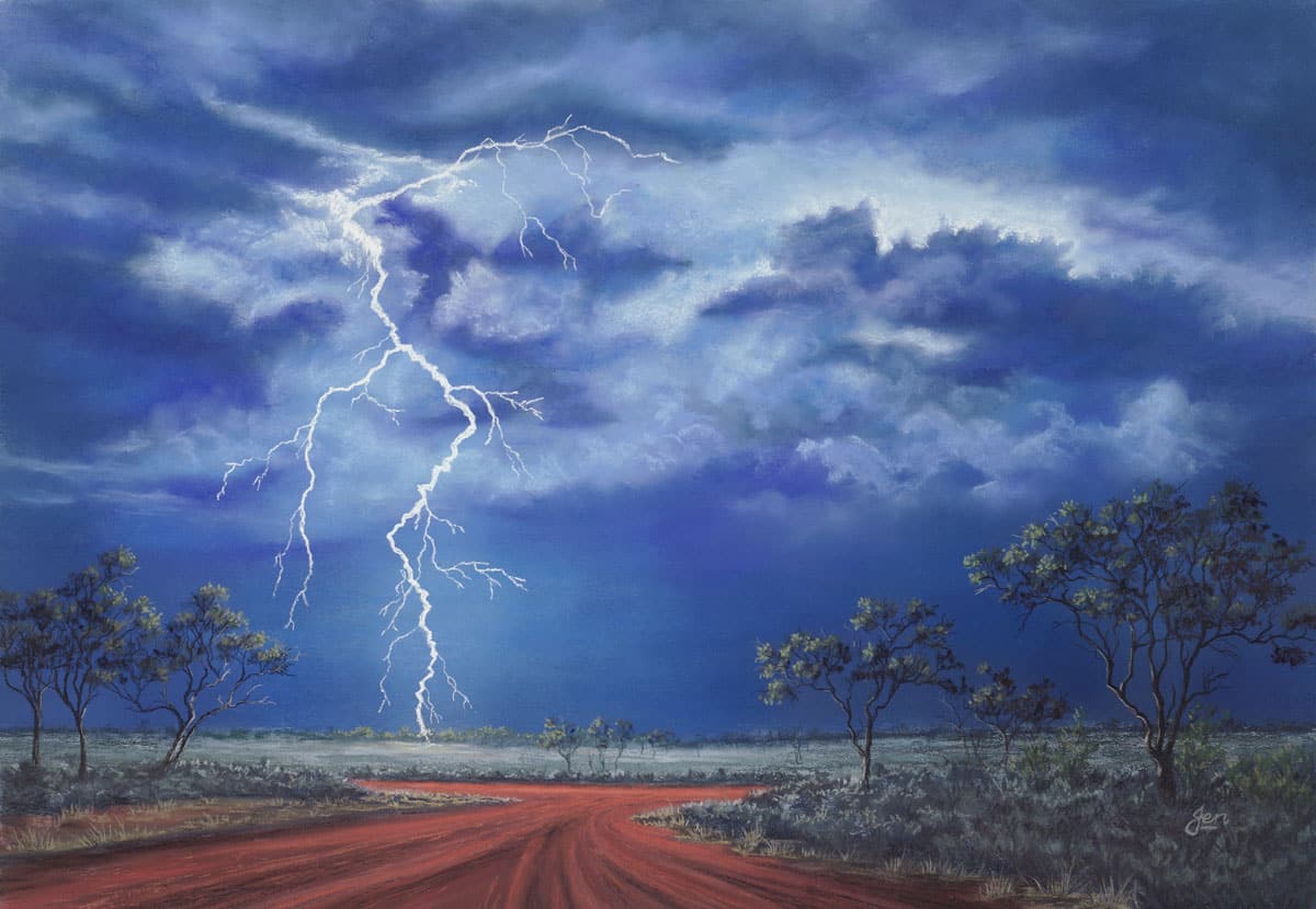 Australian Landscape Art – Raw Country Energy - Back O Bourke Gallery