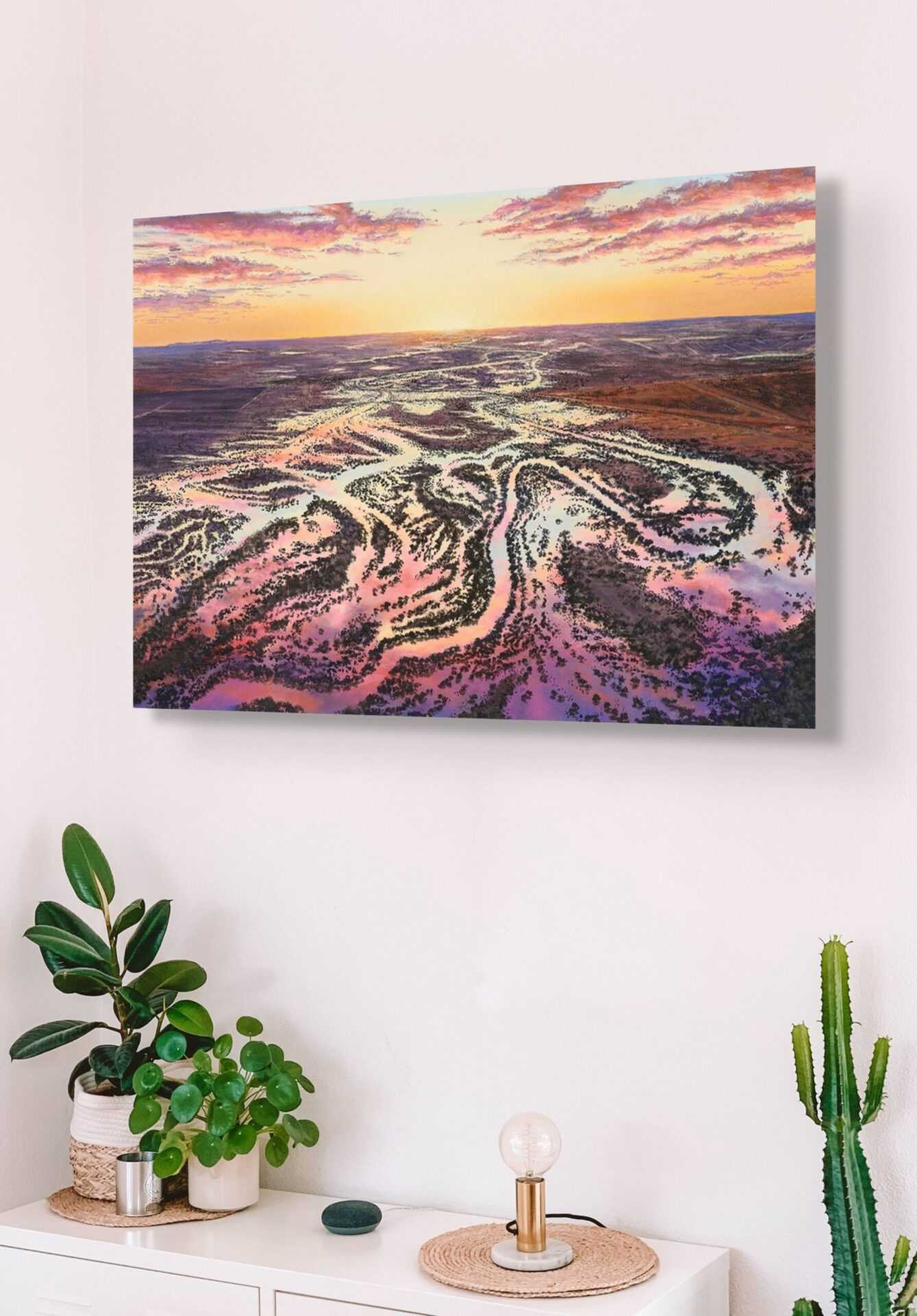 Australian Landscape Art - The Darling Celebrates - Gallery Acrylic ...