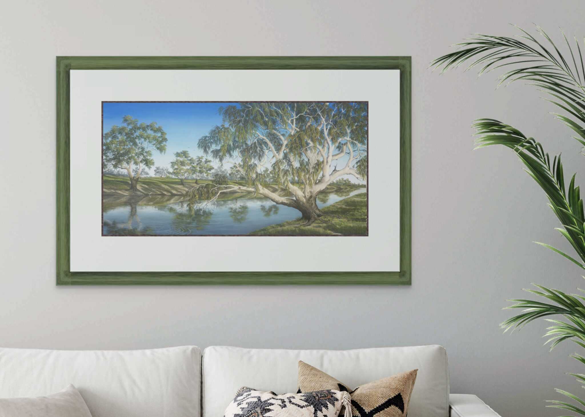 Australian Landscape Art – Darling River Peace - Back O Bourke Gallery