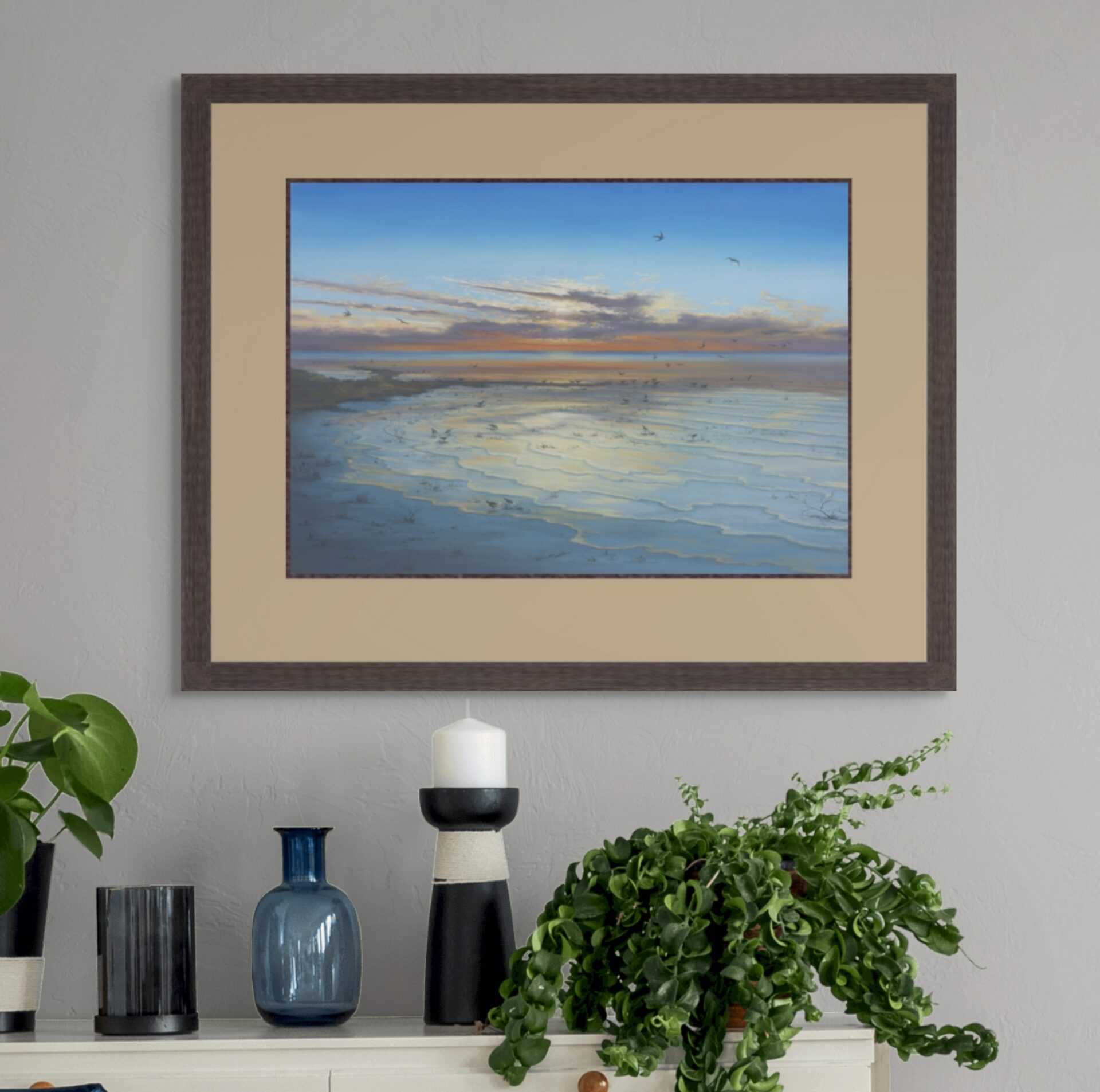 Australian Landscape Art – Lake Eyre Sunrise - Back O Bourke Gallery