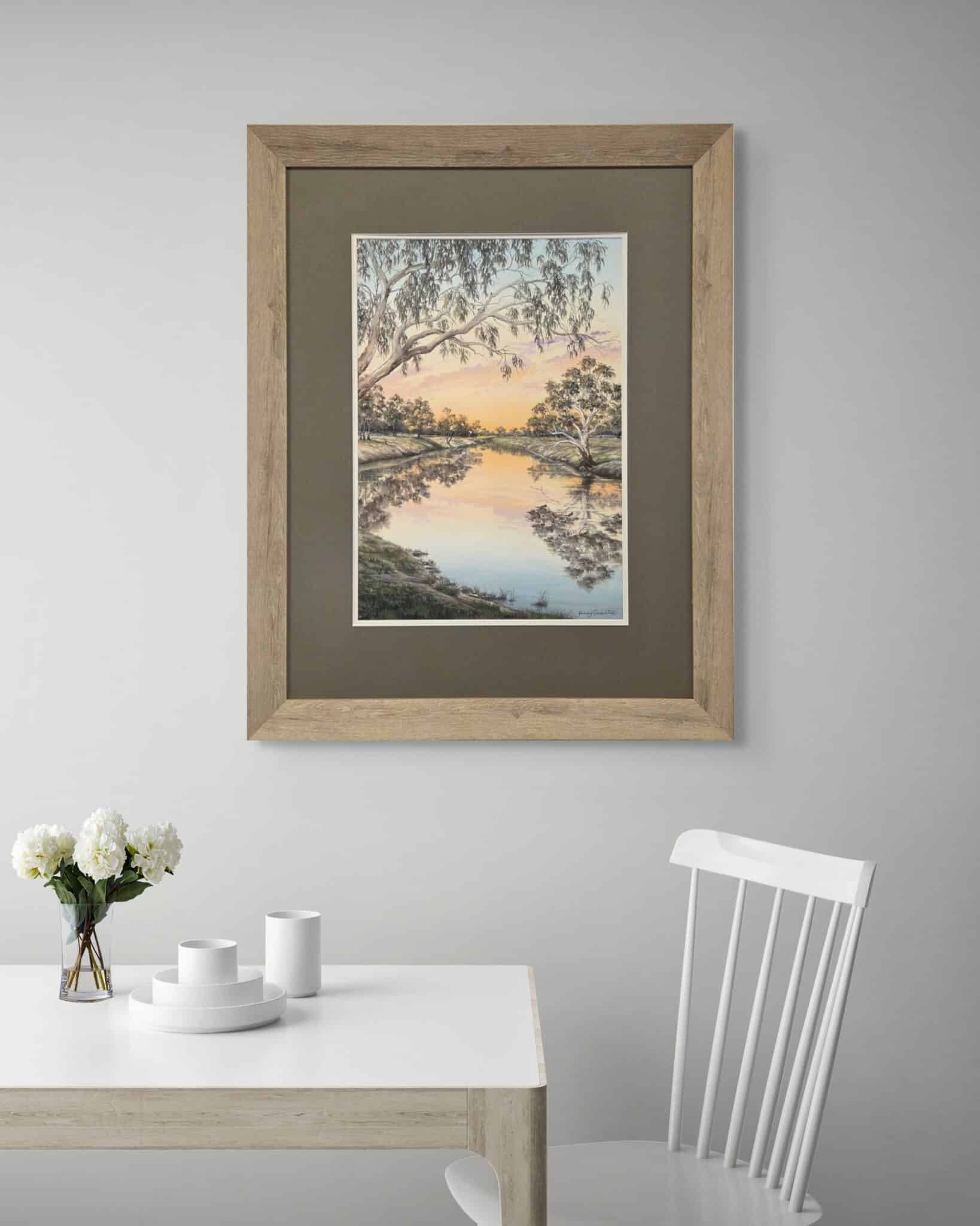 Australian Landscape Art - Still Waters - Back O Bourke Gallery