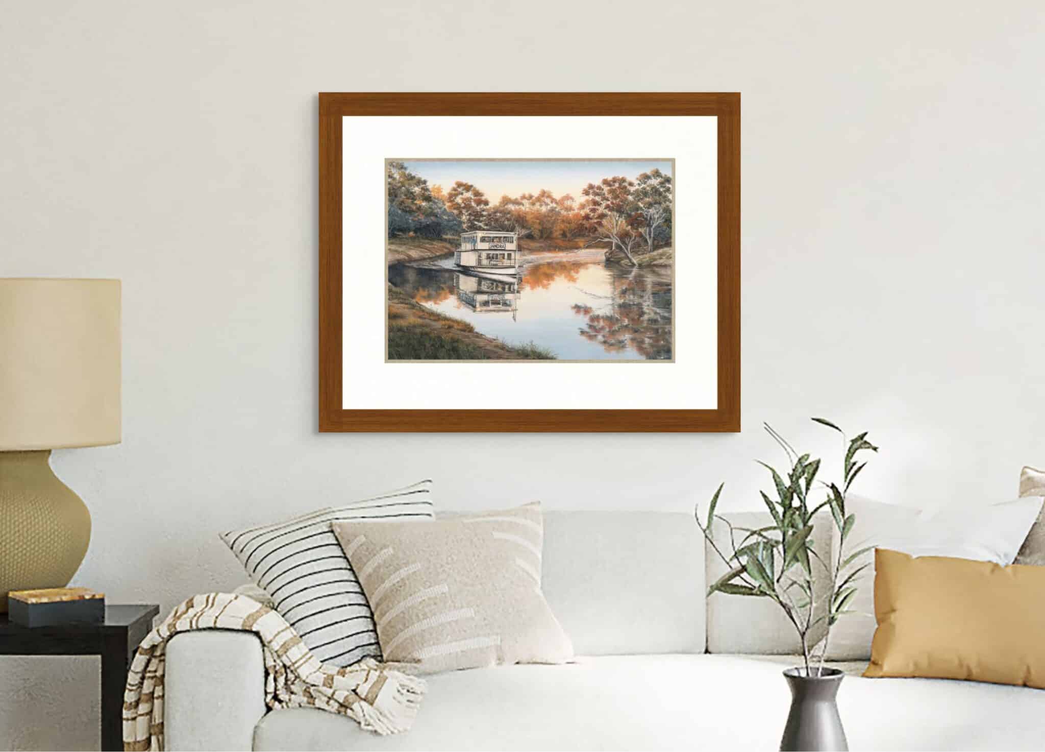 Australian Landscape Art - Twilight Cruise - Back O Bourke Gallery